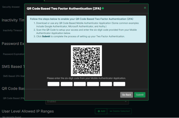 QR Code Based Two Factor Authentication – UltraDNS Support